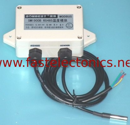 SM1900B RS485 bus protection modules and DS18B20 Temperature Sensor