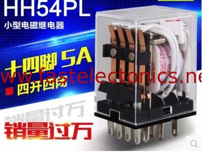 High quality intermediate relay  HH54PL   replace   (MY4N-J)MY4NJ HH54P AC220V DC24V