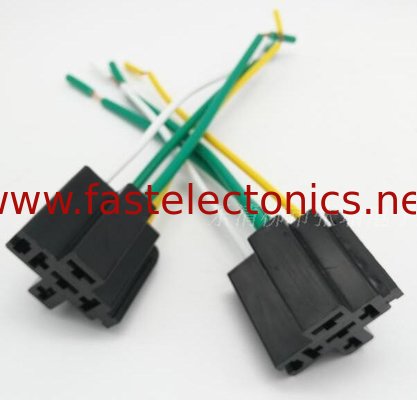 custom-made  40A  automotive relay socket (with wire) /  Auto socket / universal relay socket.