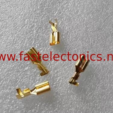 6.3 male and female terminal plug spring / connector / cold terminal copper / hard sheath thickening line