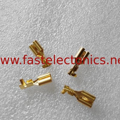 6.3 male and female terminal plug spring / connector / cold terminal copper / hard sheath thickening line