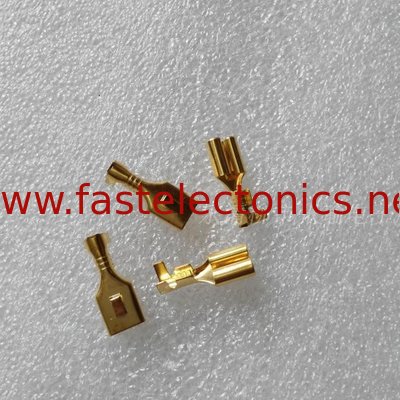 6.3 male and female terminal plug spring / connector / cold terminal copper / hard sheath thickening line