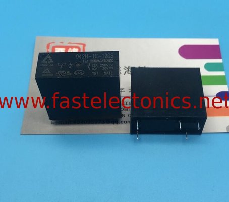 12VDC 12a250vac 942H-1C-12DS 5 feet one open and close the original Taiwan Xin Da relay