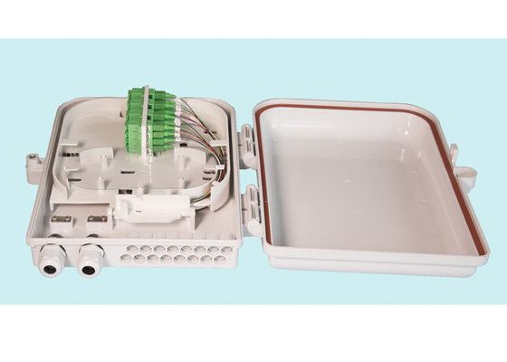 1x16 PLC Blockless Optical Fiber Distribution Cabinet SC / LC Adapter For LAN