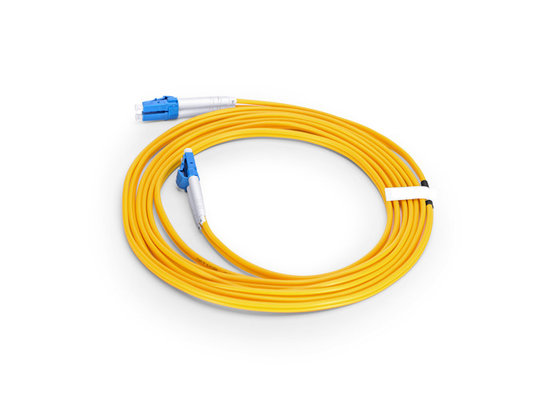 Single Mode Fiber Optic Patch Cables , PVC 9/125 Optical Patch Cord