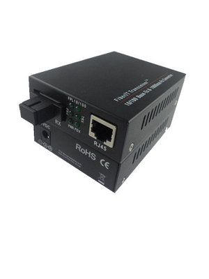 10 100M Optical Fibre To Ethernet Converter 1310nm 60km For Wireless AP