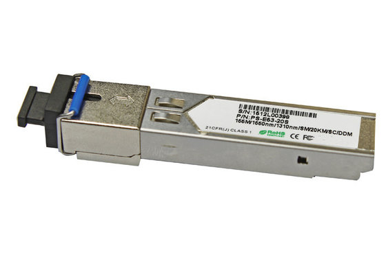 1.25G Bidirectional Fiber Optical Transceiver 1550/1310nm SC DDM 3KM Distance