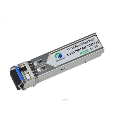 1310/1550nm SFP BiDi SFP Optical Transceivers Single Mode 1.25Gbps Data - Rate