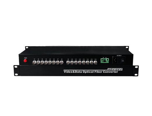 1080P HD Video Digital Optical Converter 16 Channel With 0-200Kbps Data Rate