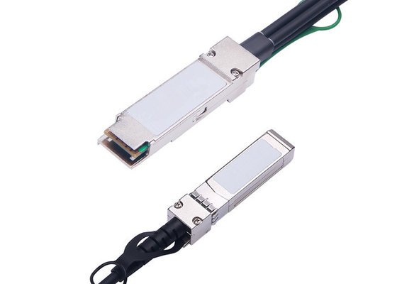 Direct Attach Qsfp Fanout Cable 5m 40G For Data Centers / Fiber Channel
