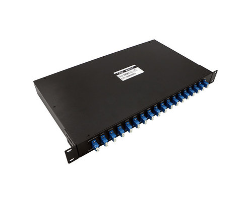 UPC APC Optical Mux Demux 8 Channel Multiplexer 1270-1610nm Wavelength