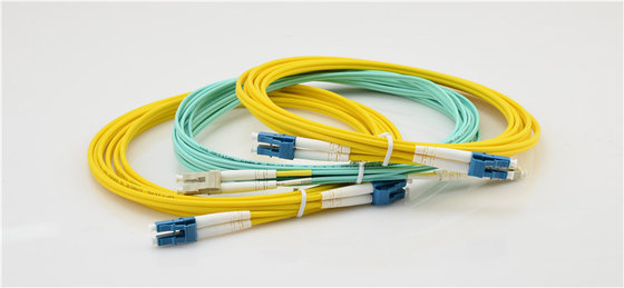 3M Simplex Fiber Optic Patch Cables LSZH Jacket With High Return Loss