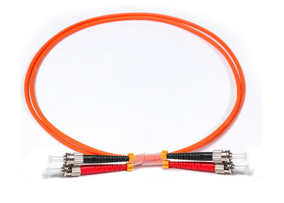 Duplex OM2 Multimode Fiber Patch Cord 2.0mm With ST To ST Connector
