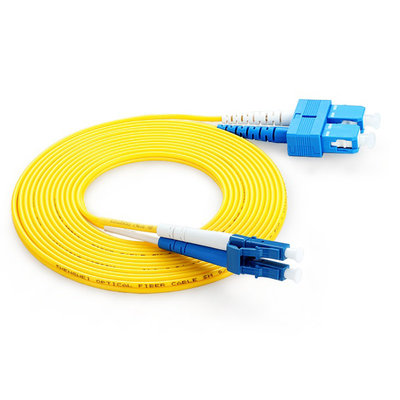 SC UPC FTTH Simplex Fiber Optical Patch Cord SC Connector RoHS Compliant