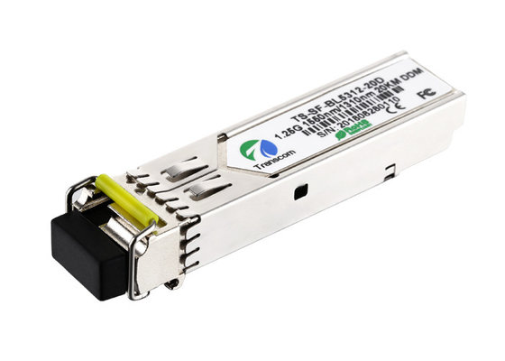 WDM SFP Gigabit Fiber Optical Transceiver Module With LC Simplex Interface