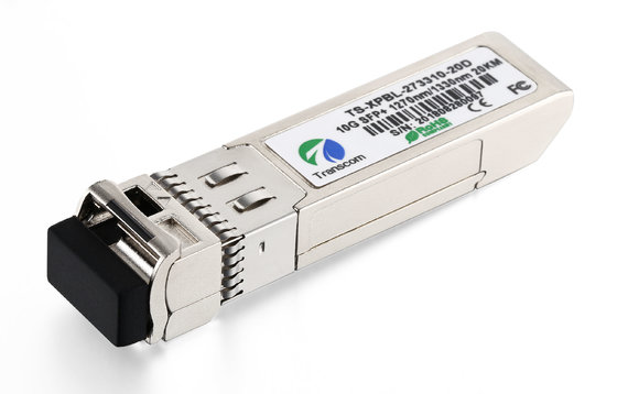 LC Connector Bidirectional Single Fiber Transceiver 10Gb/S BIDI SFP+ 20km Distance