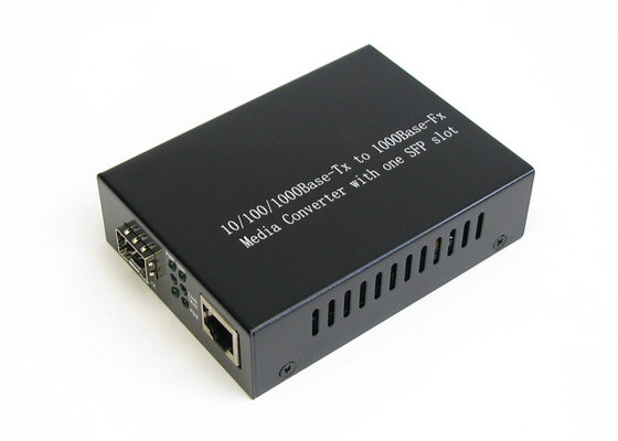 Stand Alone Gigabit Ethernet Media Converter 1000Base With 1 SFP Slot