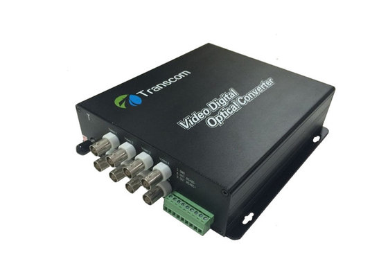 High Definition Analog Video Digital Optical Converter 8 Channels For Toll Station System