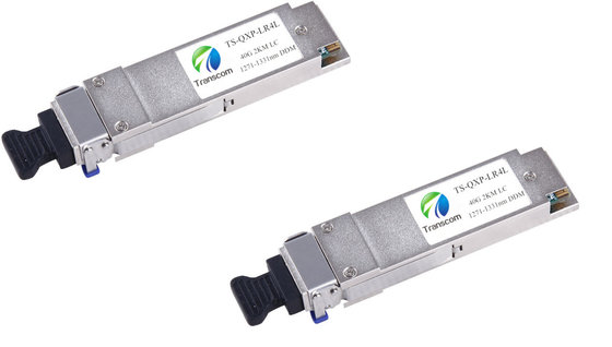 QSFP LR4 2KM Optic Lc Fiber Transceiver 2KM , 40g Bidi Transceiver 1271-1331nm