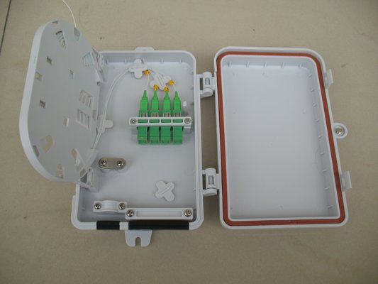Wall Mount IP65 Outdoor Fiber Termination Box 4 Core 210*140*40 Mm Size