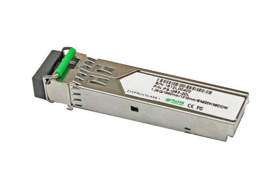 Single Strand Fiber Bidirectional Optical Transceiver SFP Module Lc Connector
