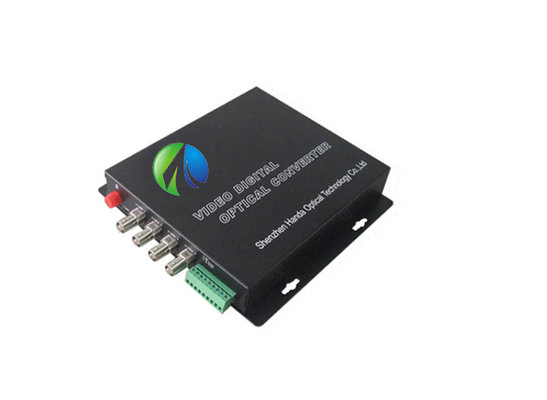DC5V 2A Rs485 To Fiber Optic Converter 4CH With 0-200Kbps Data Rate