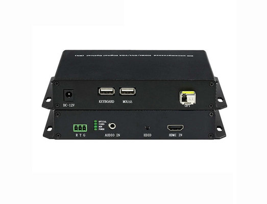 1 SFP Port HDMI To Fiber Converter 1310nm Wavelength With LC Connector