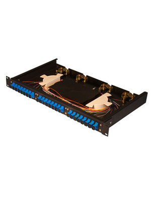 1U 2U Rock Optical Fiber Distribution Cabinet 1-24 Cores SC For Indoor / Outdoor