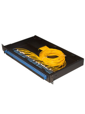 1U 2U Rock Optical Fiber Distribution Cabinet 1-24 Cores SC For Indoor / Outdoor
