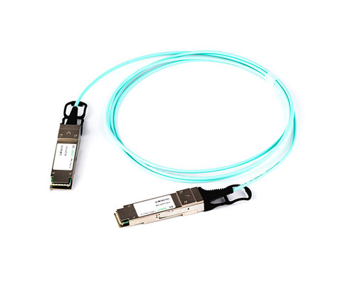 QSFP28 To QSFP28 Active Optical Cable OM3 OM4 With 850nm Wavelength