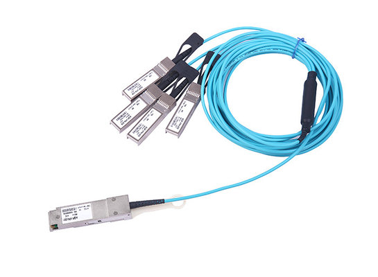 850nm OM3 QSFP Fiber Cable / Gigabit Ethernet SFP Active Cable CE Approved