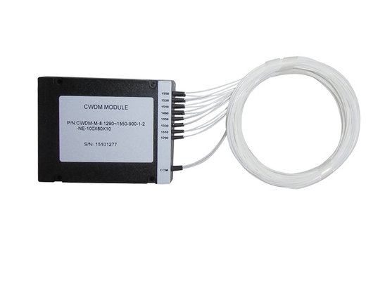 6 Channels Filter Fwdm / Wdm Module Optic Equipment With PVC / ABS Material