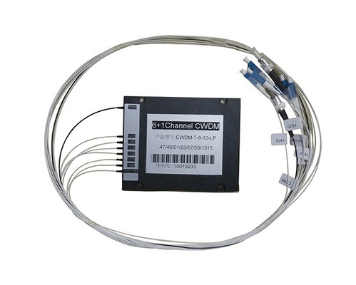 High Isolation Fiber Optic CWDM 1270-1610nm Wavelength , L100*W80*H10 Size