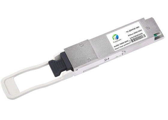 850nm 100m Fiber Optical Transceiver , 100G QSFP28 SR4 Transceiver