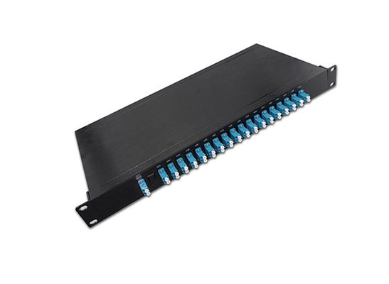 LC CATV Links Fiber Multiplexer 16 Channel With 80km Max Distance