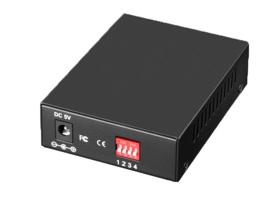 RJ45 To SFP Single Mode Media Converter Large Capacity With DIP Switch