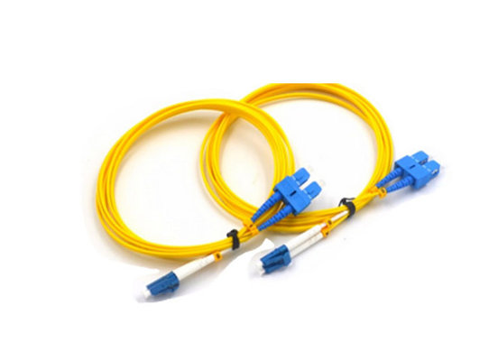 G652D Fiber Optic Patch Cables , SC LC Patch Cord For Telecom / Networks