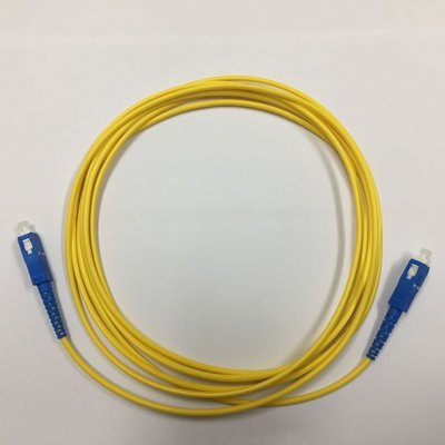 3M Simplex Fiber Optic Patch Cables LSZH Jacket With High Return Loss