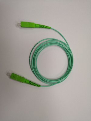 Communication Fiber Optic Patch Cables , SC / APC OM3 Fiber Jumper Cables