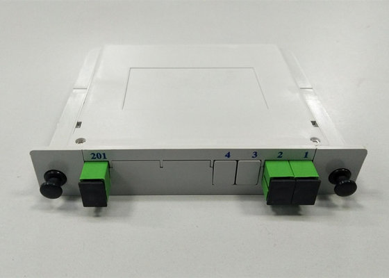 SC APC PLC Splitter Box 1X2 / Abs Plastic Splitter Low Insert Loss