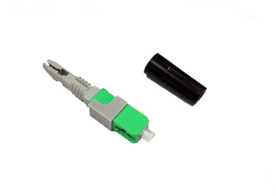 Single Mode Pre Polished Fiber Connectors Type A SC / APC Connector