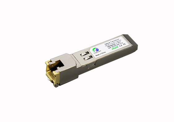 Gigabit Ethernet Copper SFP Transceiver Module 1.25G / 10g With 1000BASE-T Standards ​