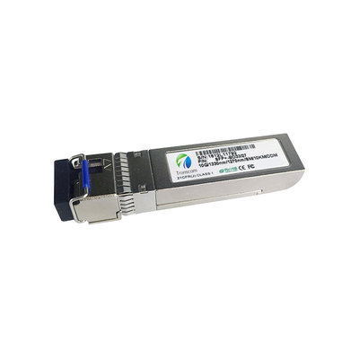 SFP Module Single Mode Fiber Transceiver 1330/1270nm 10km 10G LC Receptacle Bi - Directiona