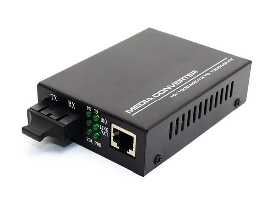 Single Fiber Optic Duplex Ethernet Media Converter 10/100M Fiber Fast Ethernet