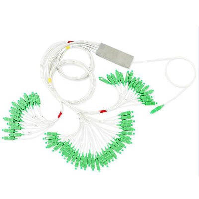 FTTH MINI 1x64 GPON Passive Optical Splitter , Fiber Optic Cable Coupler For PON Networks