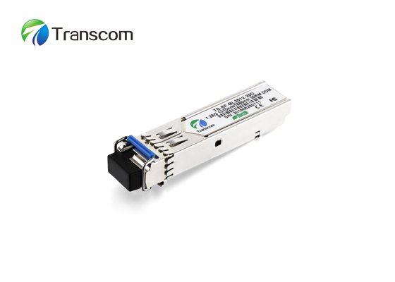 DDM 20KM Single Mode Fiber Transceiver SFP BIDI 1.25G 1310/1550nm Metal Enclosure