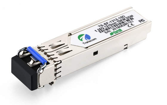 Single Mode Fiber Optical Transceiver 1.25Gb/s Rate 1310nm 3.3V LC Connector