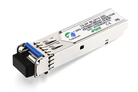 SFP BIDI Gigabit Fiber Transceiver 1.25G 1490/1310nm DDM 20KM Distance 3.3V