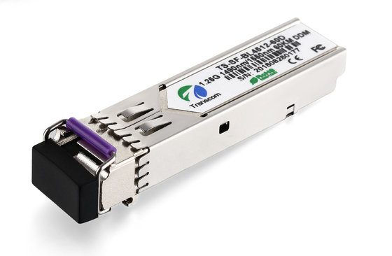 Durable Fiber Optical Transceiver SFP BIDI DDM 1.25G 1490/1550nm 80KM Distance