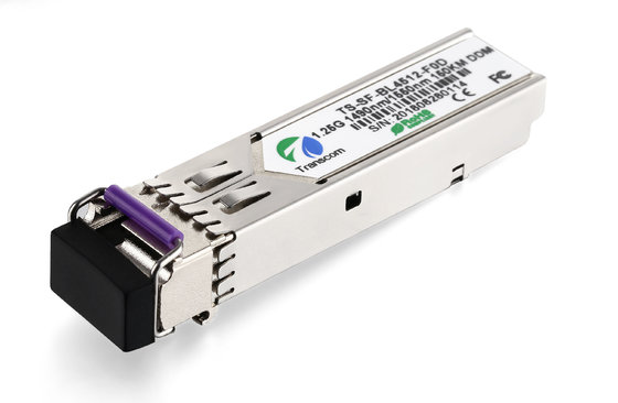 1490/1550nm Ethernet Fiber Optic Transceiver SFP BIDI DDM 1.25G 160KM LC Connector